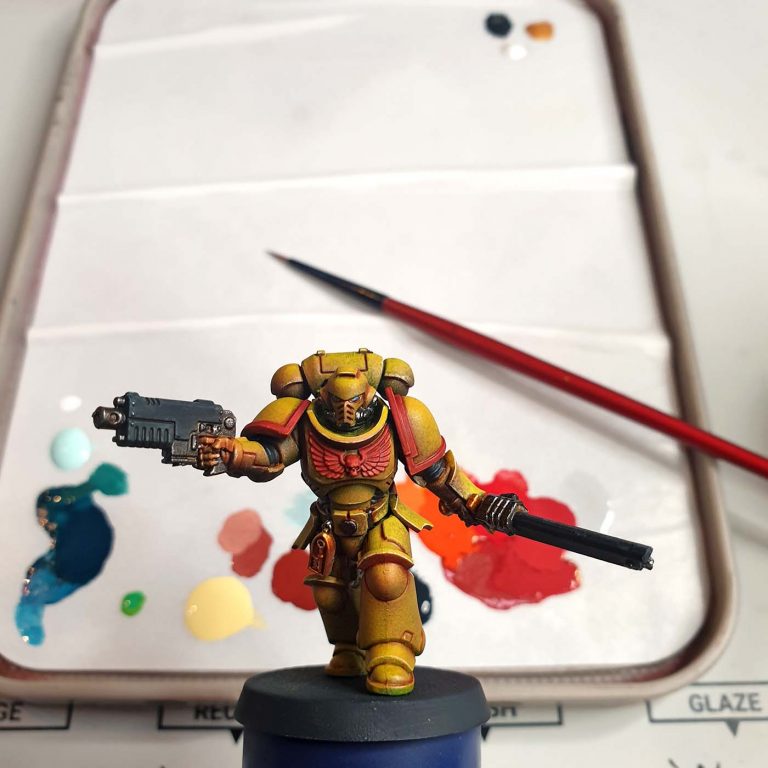 Painting yellow miniatures – Painting Miniatures