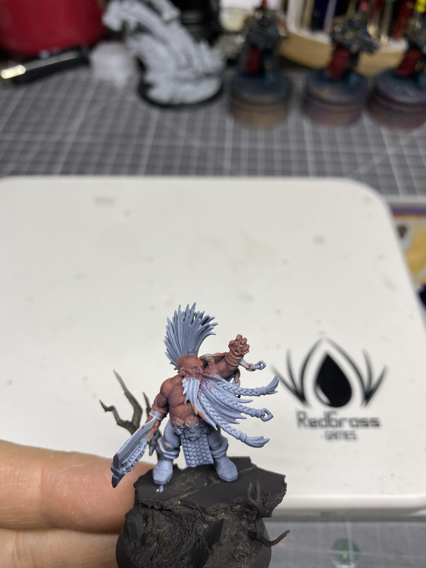 How to paint dwarf miniature – Painting Miniatures