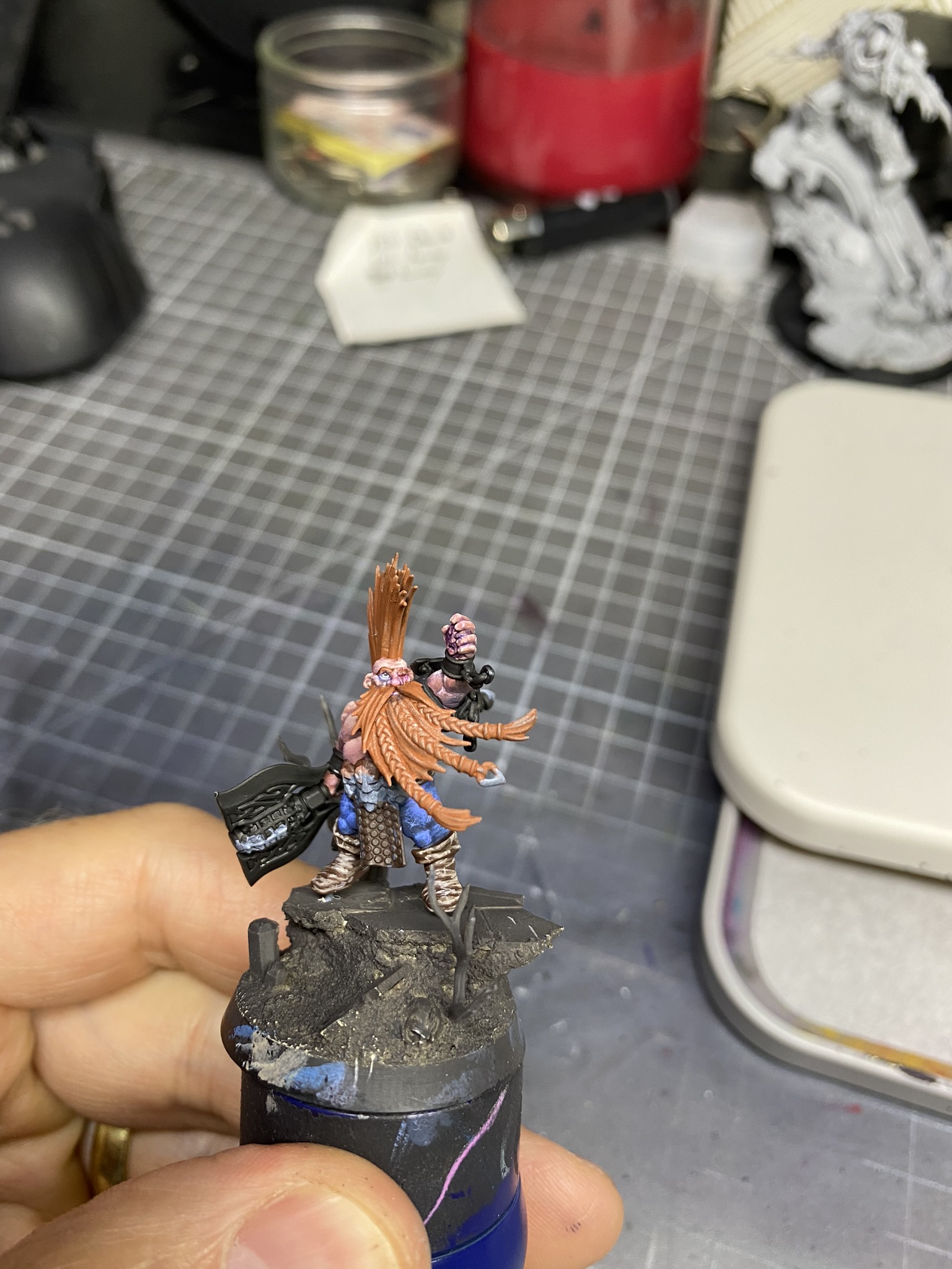 How to paint dwarf miniature – Painting Miniatures
