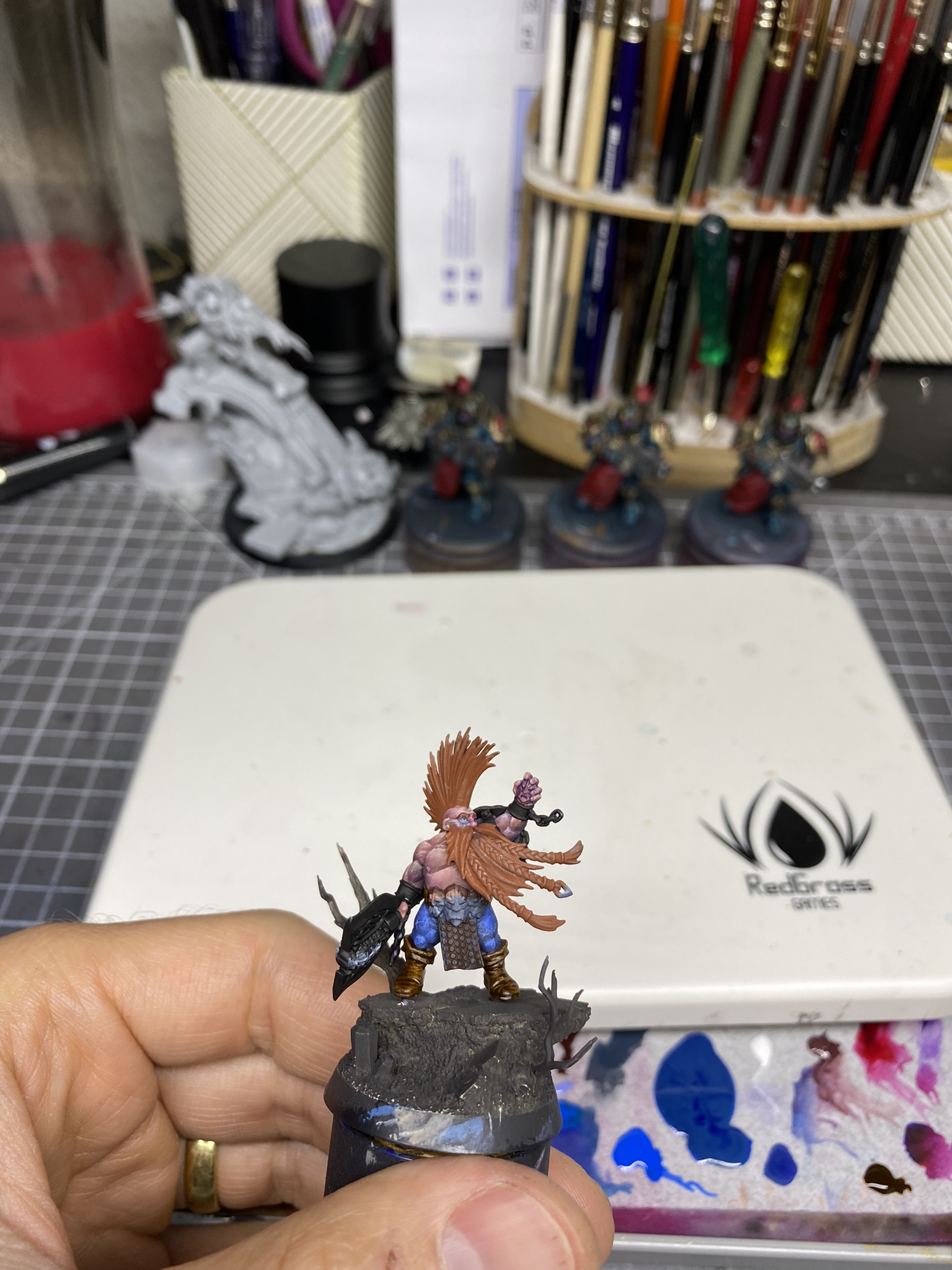 How to paint dwarf miniature – Painting Miniatures
