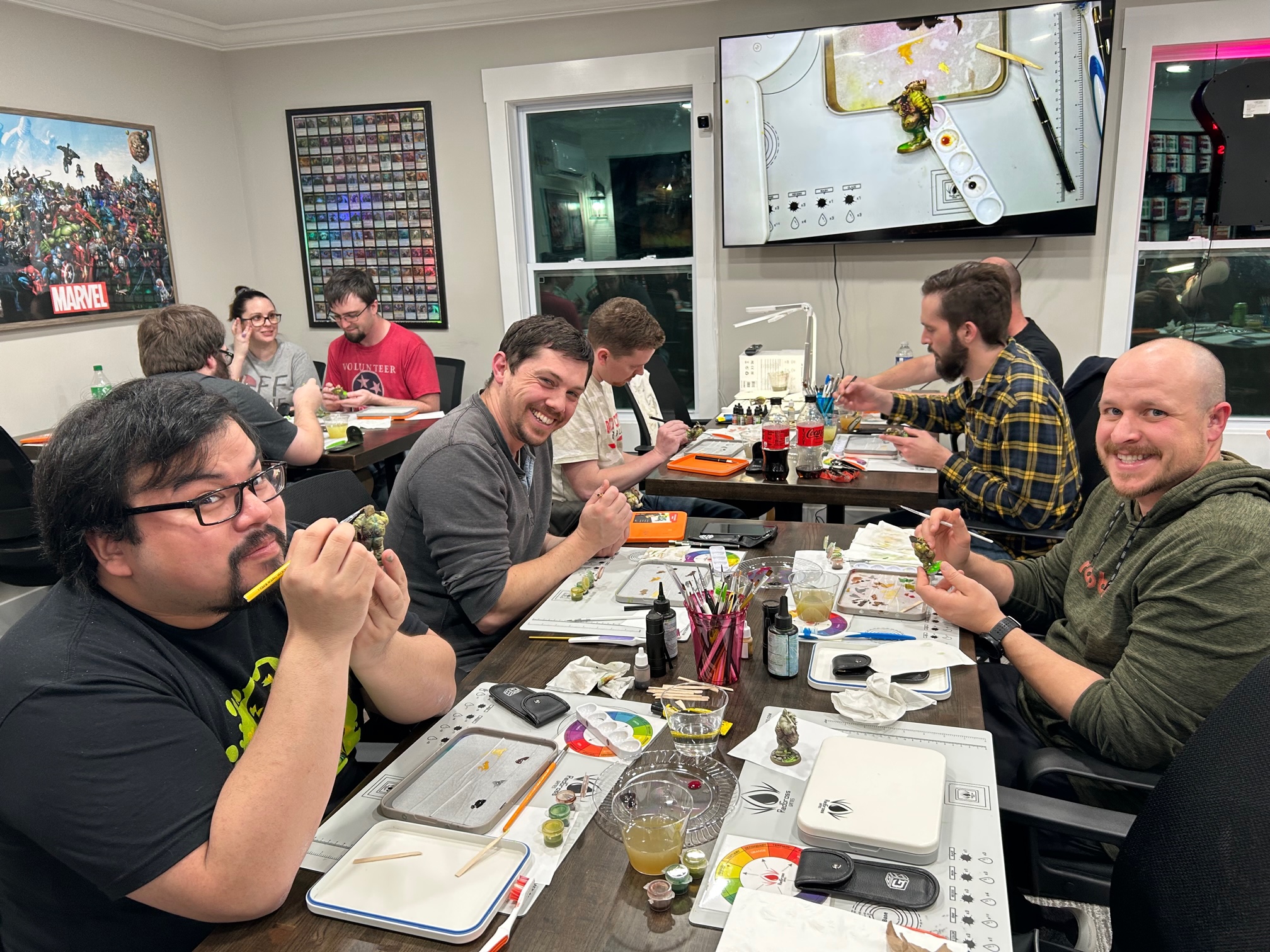 US Miniature Painting Class Stiff Neck Studio